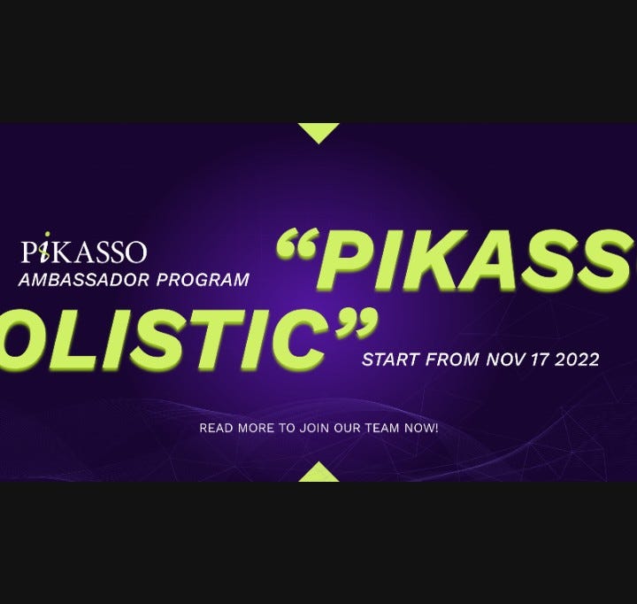 PIKASSOLISTIC: PIKASSO AMBASSADOR PROGRAM | by Toyo-obong Monday ...