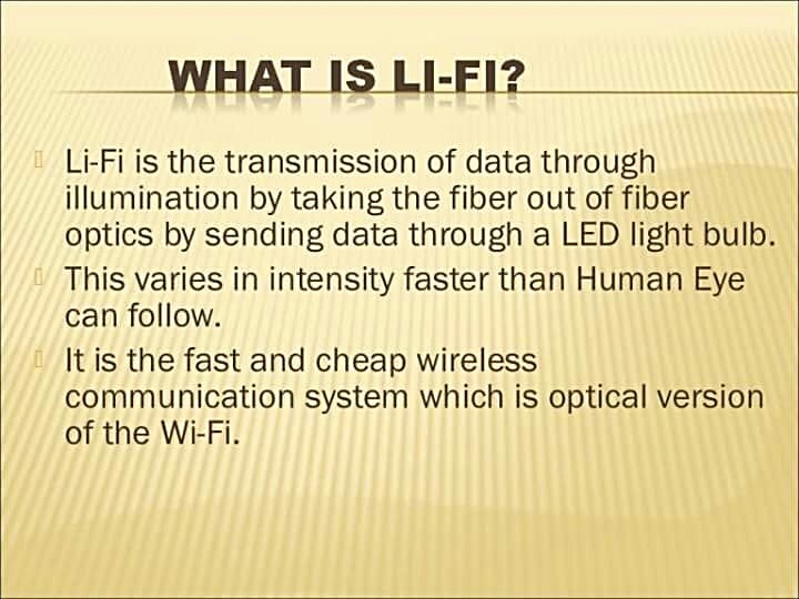 WiFi was evolution, LiFi is the new revolution!! | by Teja Reddy | Medium