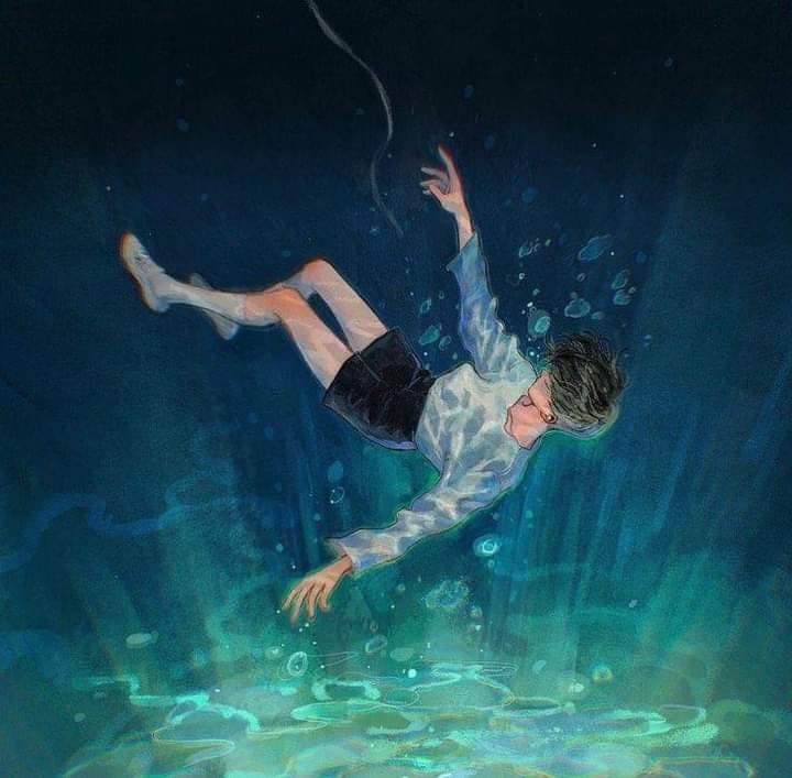 Drowning (again). Photo from pinterest | by Haven. | May, 2024 | Medium