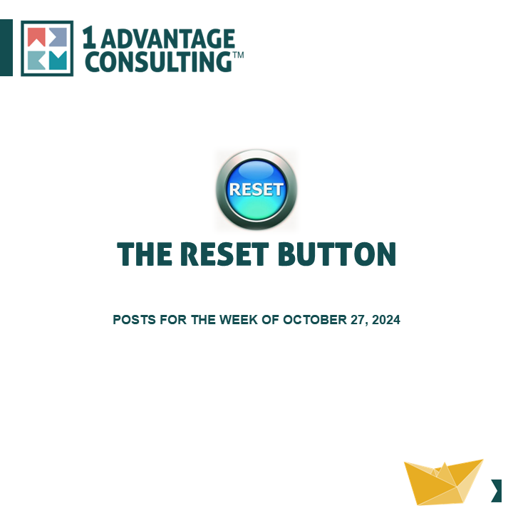 The Reset Button:. The reset button is very important. Use… | by Donna ...
