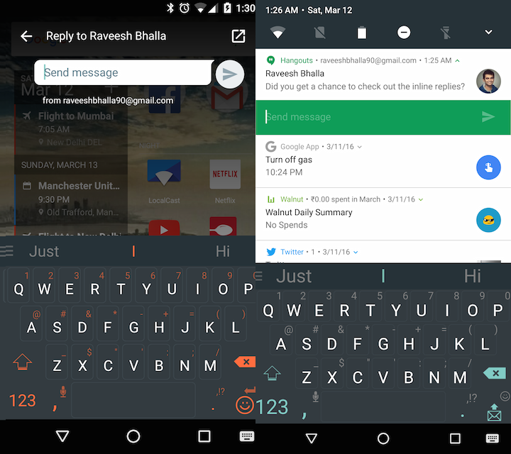 Android N Notifications: A Design Analysis | by Raveesh Bhalla | Medium