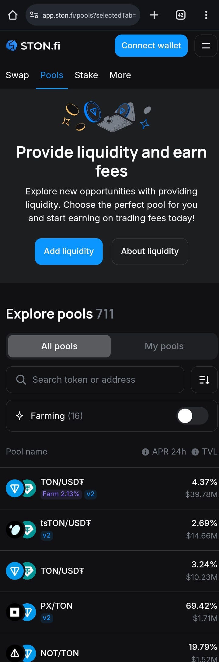 Ston.fi Liquidity: A Comprehensive Guide to Getting Started | by Cryptochief90 | Jan, 2025 | Medium