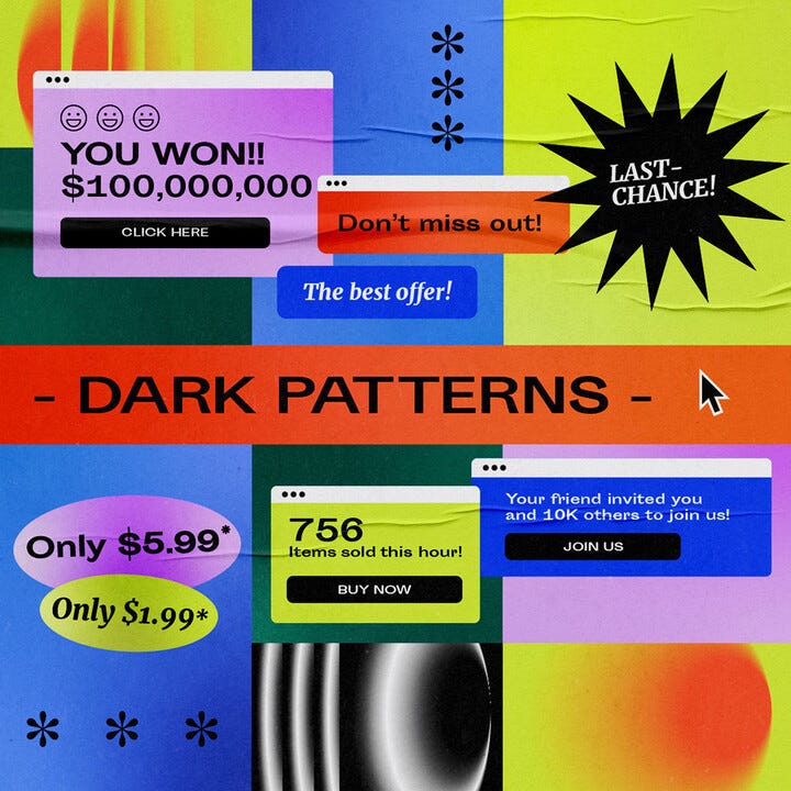 The Dark Side of Design: How Dark UX Patterns Manipulate Users and Threaten Trust | by Bismark ...