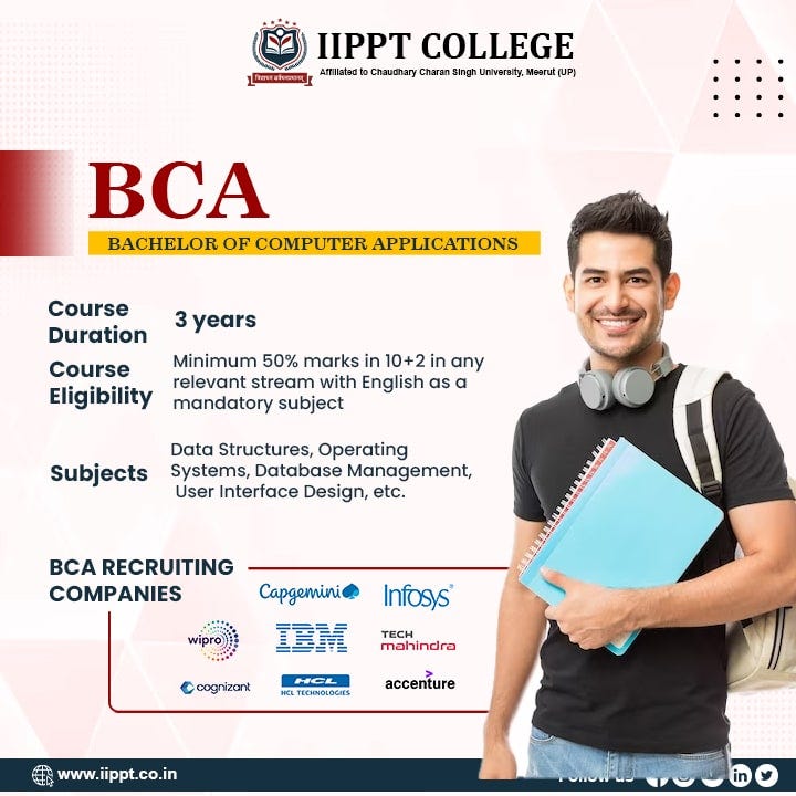 Unlock the world of technology with our BCA course at IIPPT College, Greater Noida. - IIPPT ...