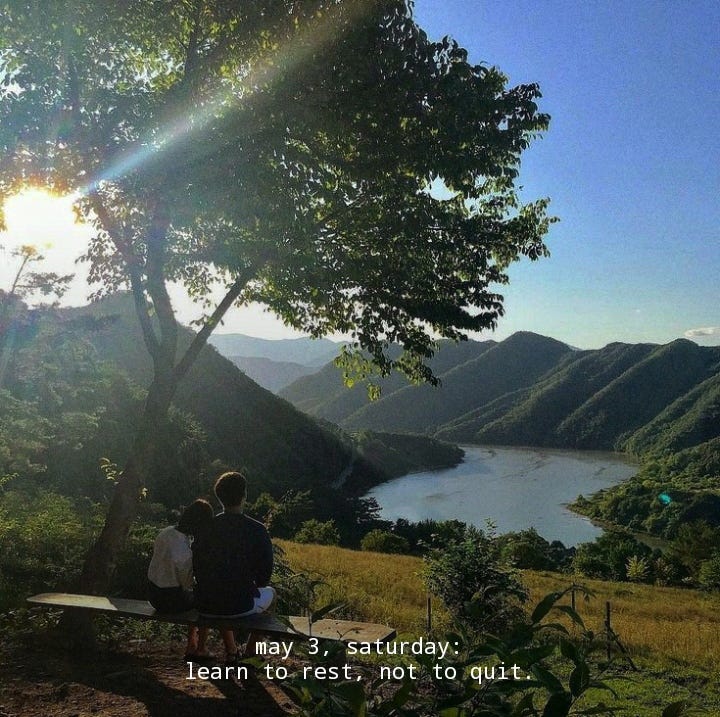 Learn to Rest, Not to Quit - Everything Everywhere Everyday - Medium