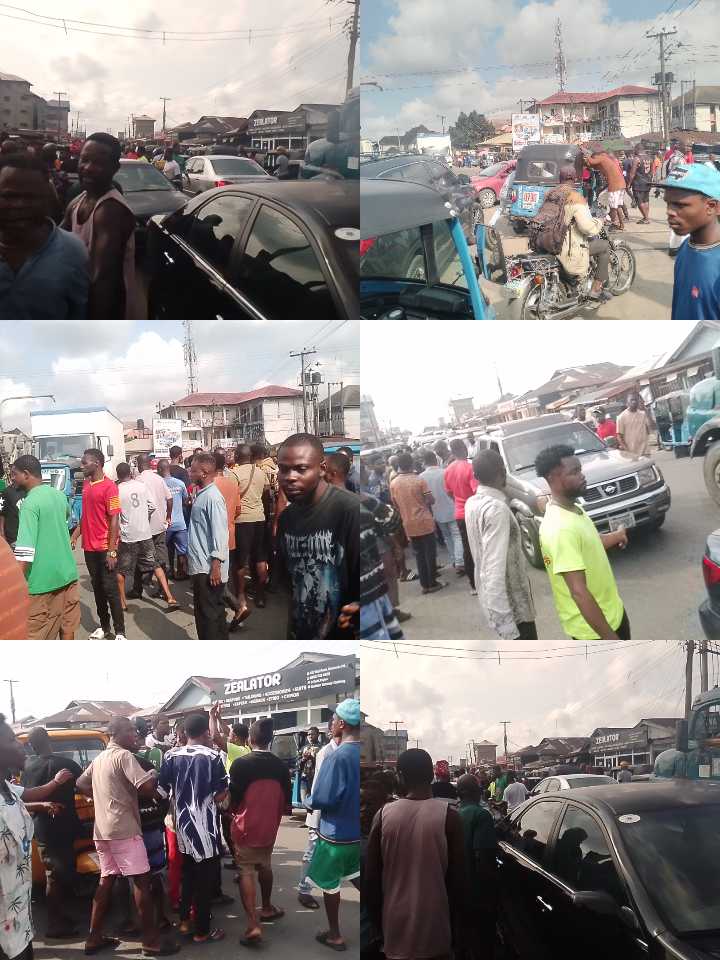 TENSION IN PORT HARCOURT AS KEKE RIDERS SHUT DOWN WOJI ROAD, ACCUSE ...