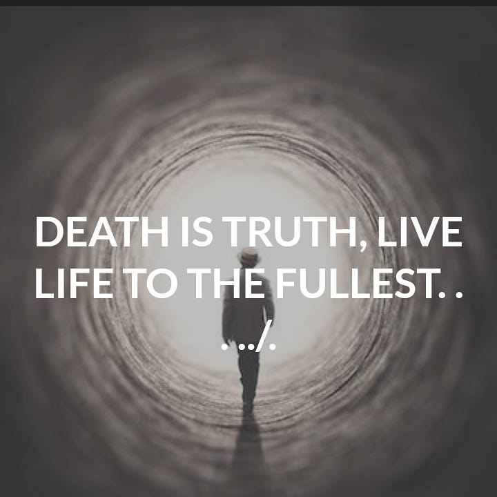 Death is Truth;. The one sure thing we know of; | by Albert Nii Armah ...
