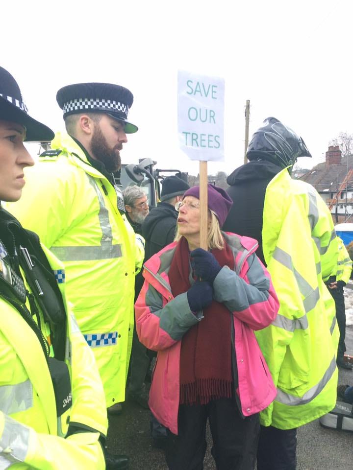 Nicola needed to get to hospital. Tree felling barriers blocked the way ...