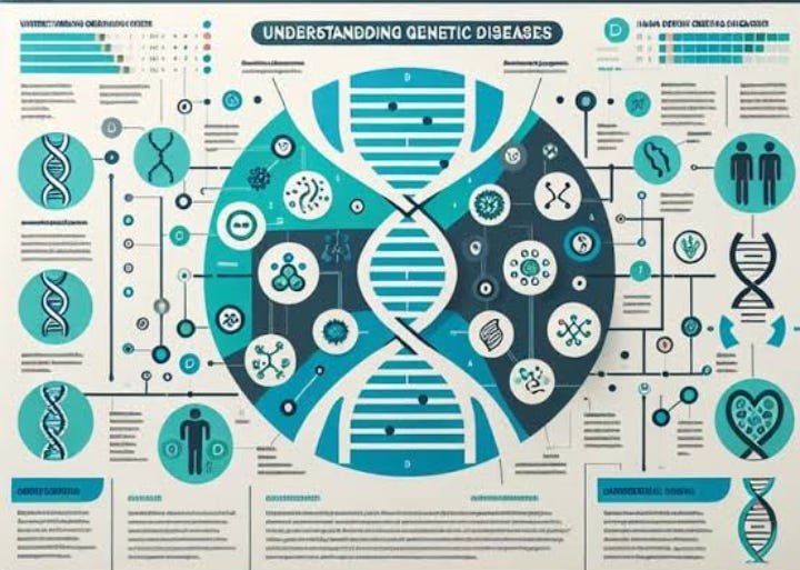 Genetic disease in human. Genetic disorders in humans arise from… | by ...