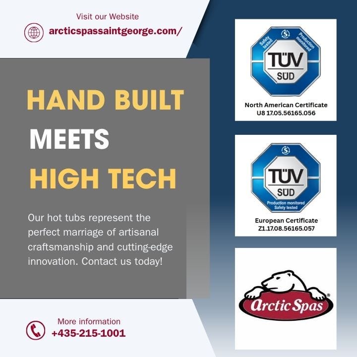 Hand Built meets High Tech - Hot Tubs Saint George - Medium