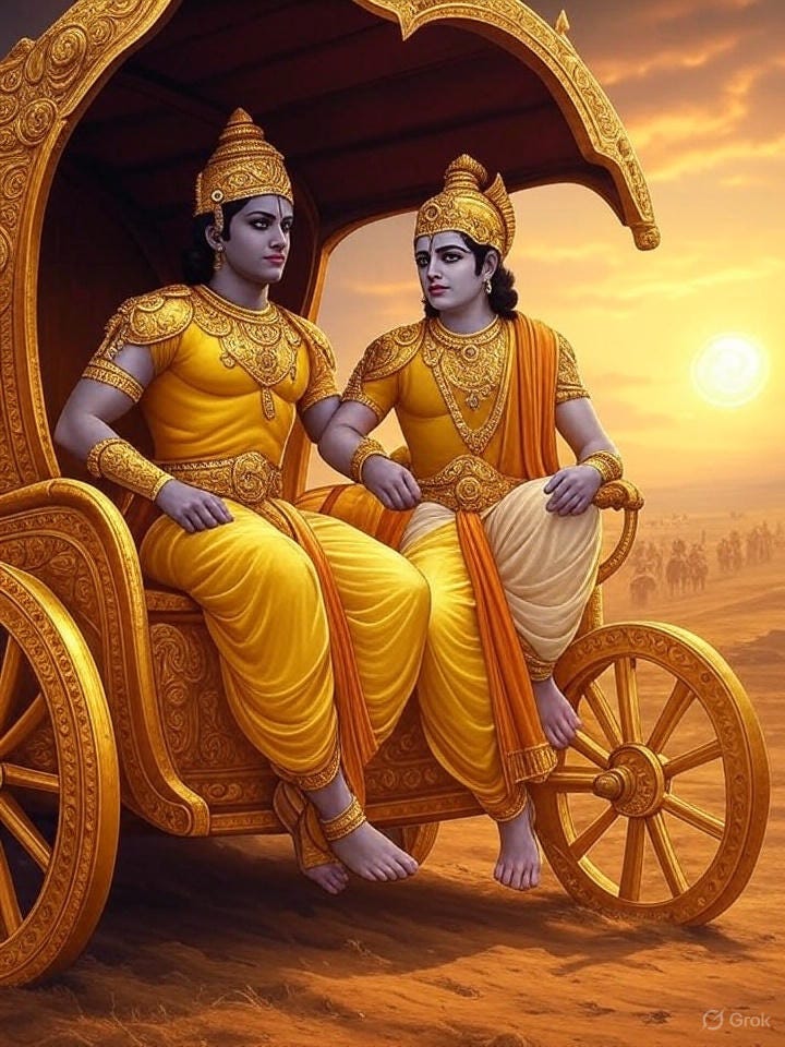 The Path of Doctrines: Krishna’s Timeless Wisdom for Arjuna’s Crisis | by Aaradhya Chawan ...