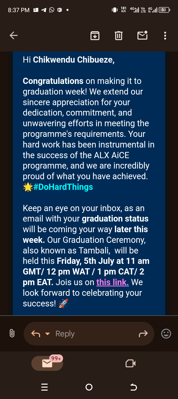 AI AiCE program - Chikwendu Chibueze Joseph (CACONEAD Multiecocare) - Medium