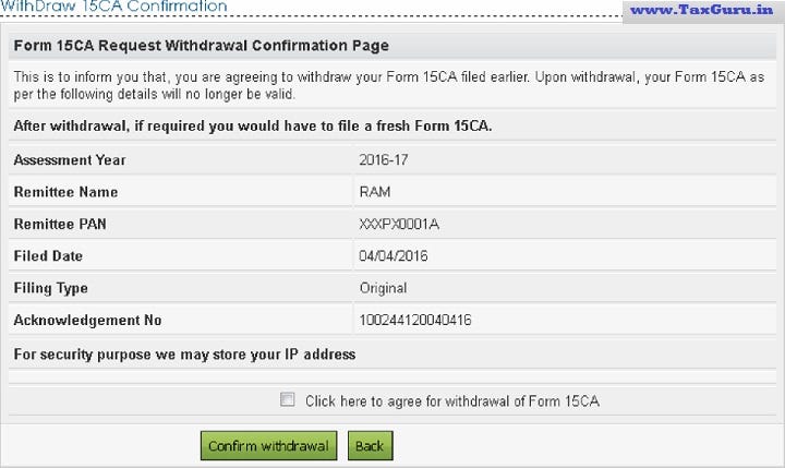 What is Form 15CA?. Any person who is making a payment… | by Tarun ...
