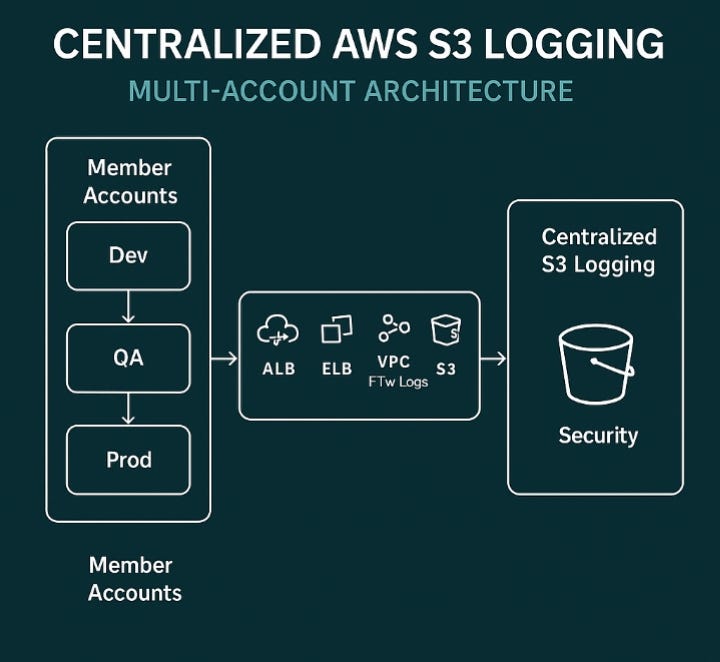 436.How I Built a Centralized S3 Logging Bucket for All AWS Accounts (2025) | by Venkatramanan C ...