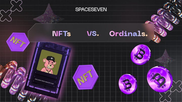 NFTs vs. Ordinals: Which Standard Holds Value Better? | by Spaceseven | Medium