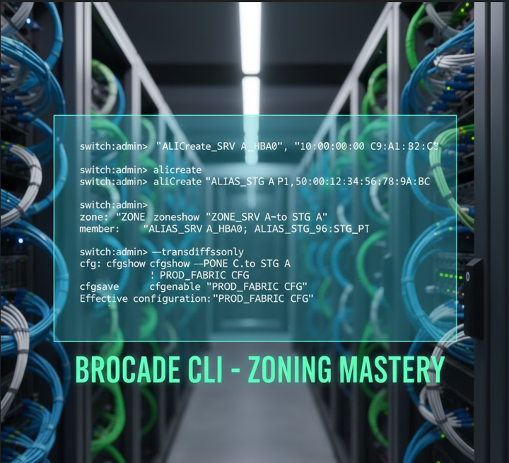 Brocade CLI ile SAN Zoning Yönetimi Rehberi | by Osman GÖRÜNMEK | Jan ...