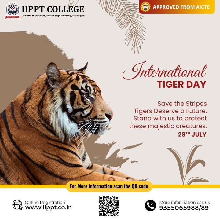 Happy International Tiger Day! Let’s join hands to protect these ...