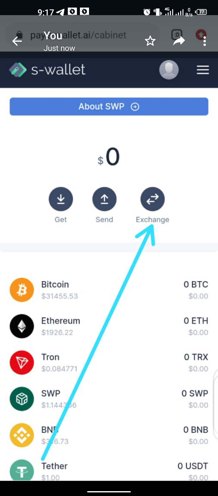 Cryptocurrency exchange using S-wallet One of the functions of S-wallet ...