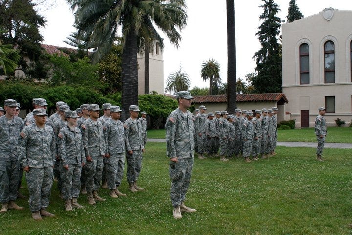 ROTC. It is common to see men in ROTC outfits… | by Hannah Moreno | Medium