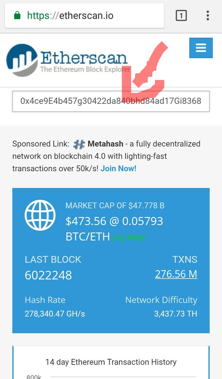 How to use etherscan to check if you got your airdrop and find the info to make the token show ...