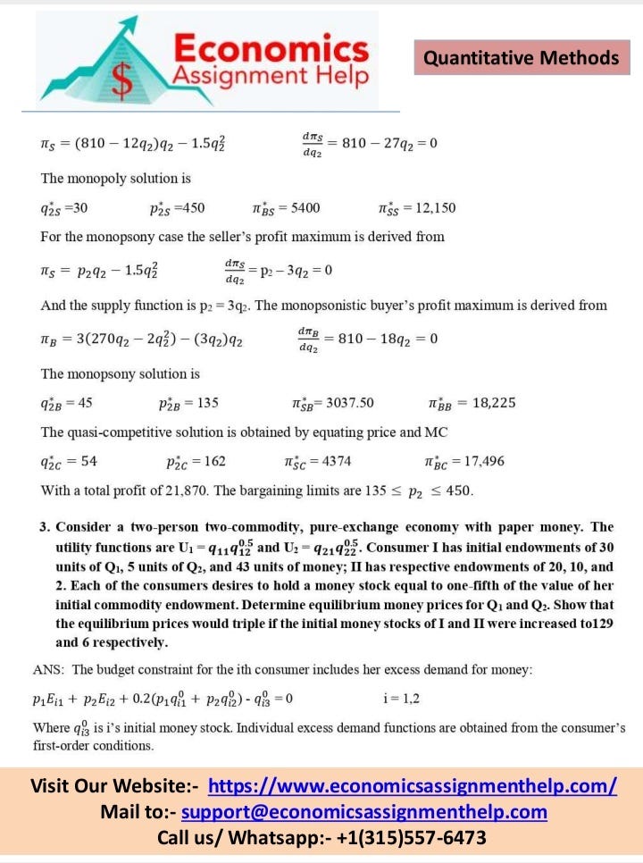 Quantitative methods All the math that comes with quantitative methods ...