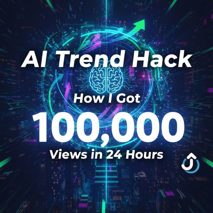 AI Trend Hack: How I Got 100,000 Views in 24 Hours | by Elias Haider | Medium