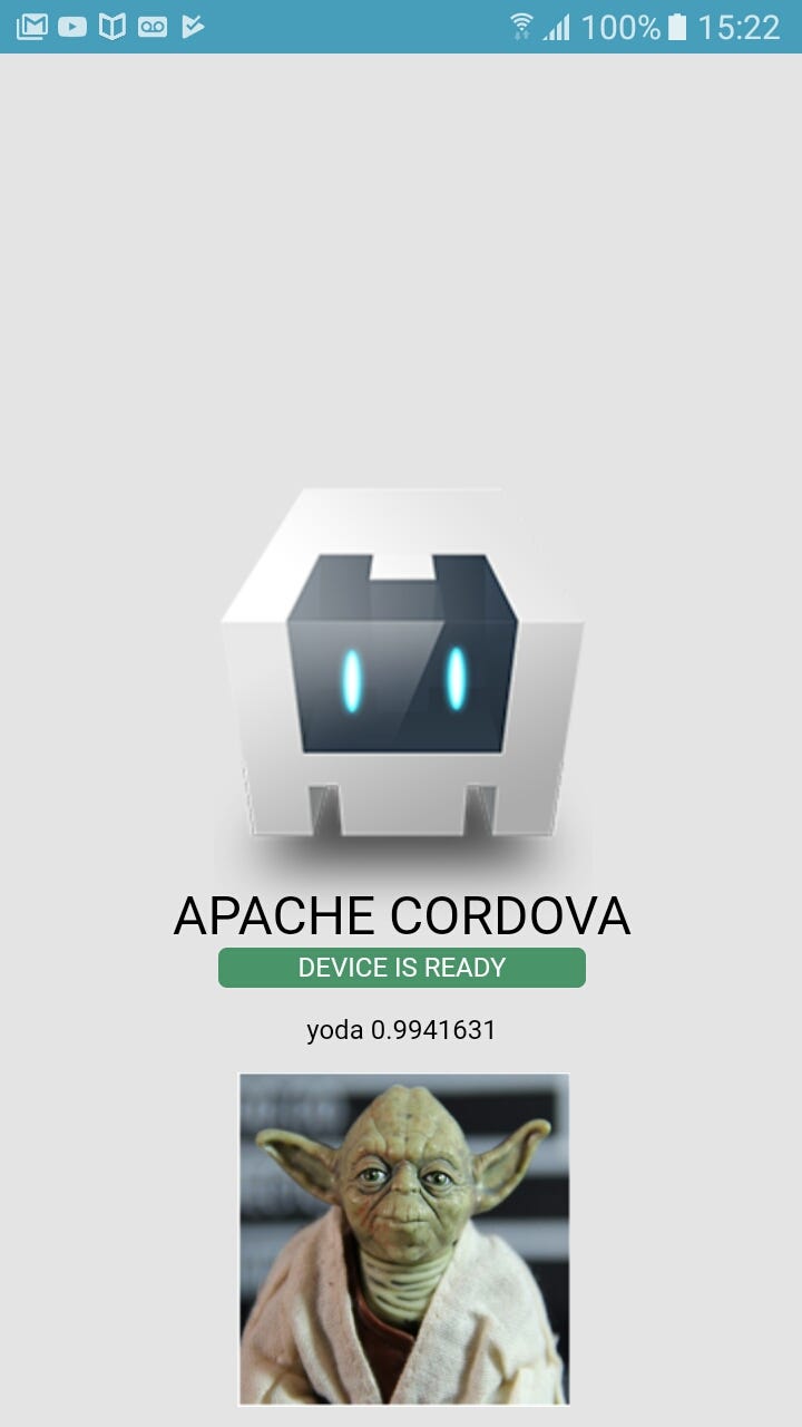 Cordova Tensorflow example. Let’s show you how to do image… | by Davi ...