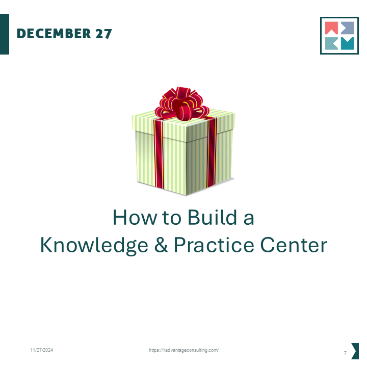 Why would a company want and need a Knowledge and Practice Institute ...
