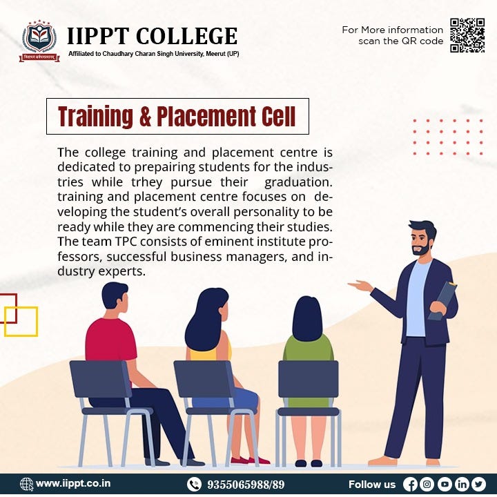 Transform your education into a career with our Training and Placement program at IIPPT College ...