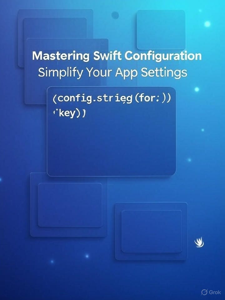 Mastering Swift Configuration: A Game-Changer for App Settings ...