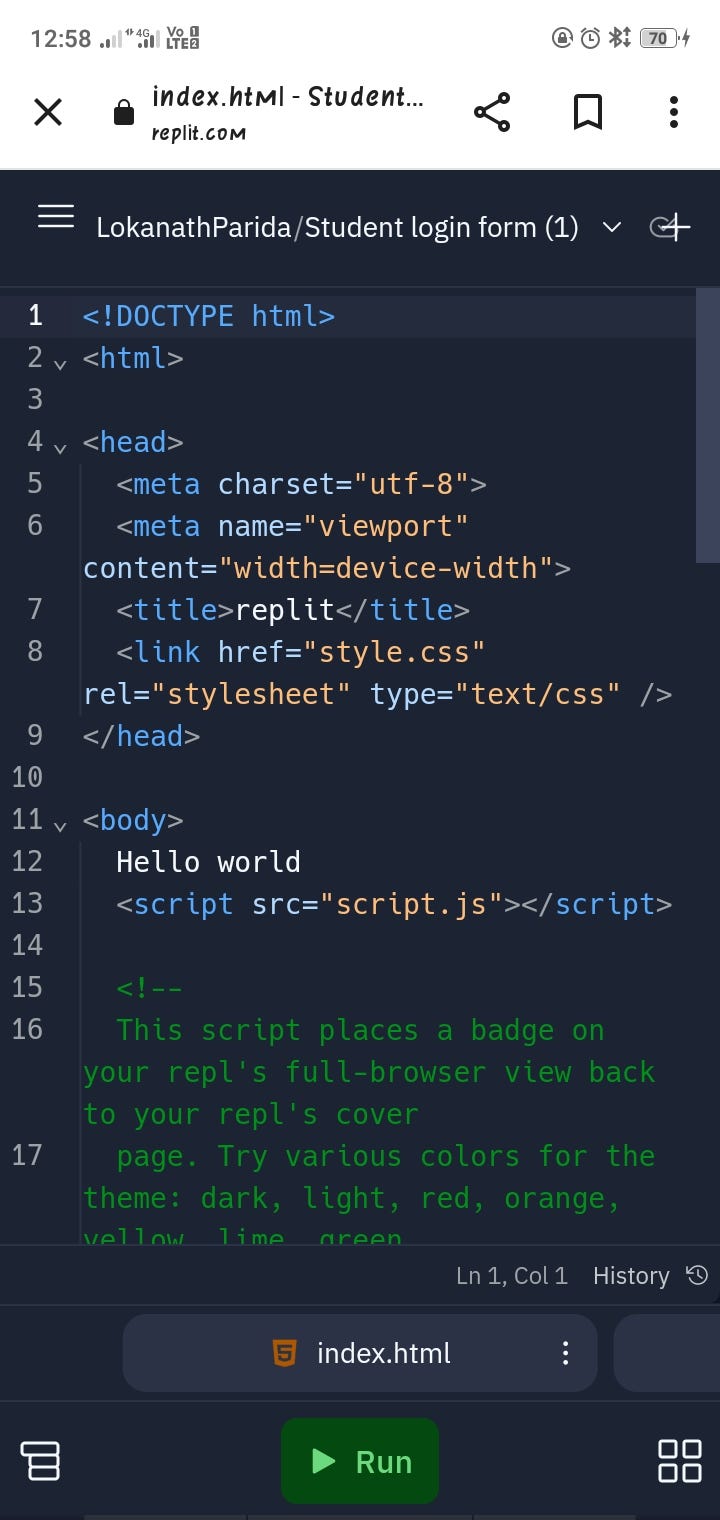 Login Page Body { font-family: Calibri, Helvetica, sans-serif… - Lokanathparida - Medium