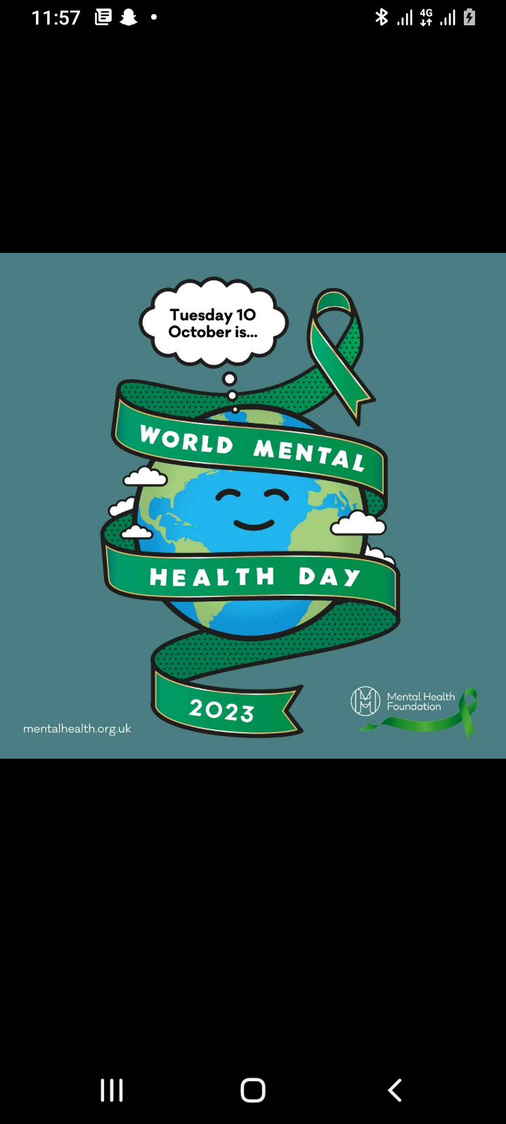 It's WORLD MENTALHEALTH DAY! Lets show love to one another, support ...