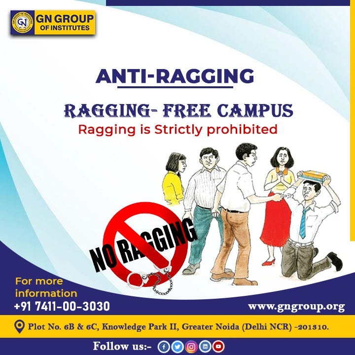 Ragging Free Campus, Top Ranked #DIPLOMA #BTECH #BBA #BCA #BCOM #LLB # ...