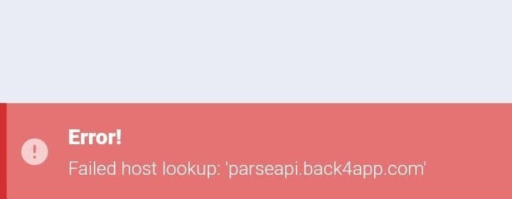 Resolving Flutter’s Parse Error “Failed host lookup: ‘parseapi.back4app ... Resolving Flutter’s Parse Error “Failed host lookup: ‘parseapi.back4app ...