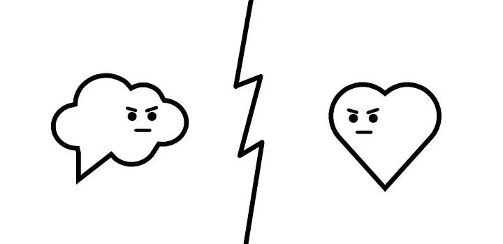 Heart vs Brain: The Eternal Debate of Emotion and Reason | by Katleen ...