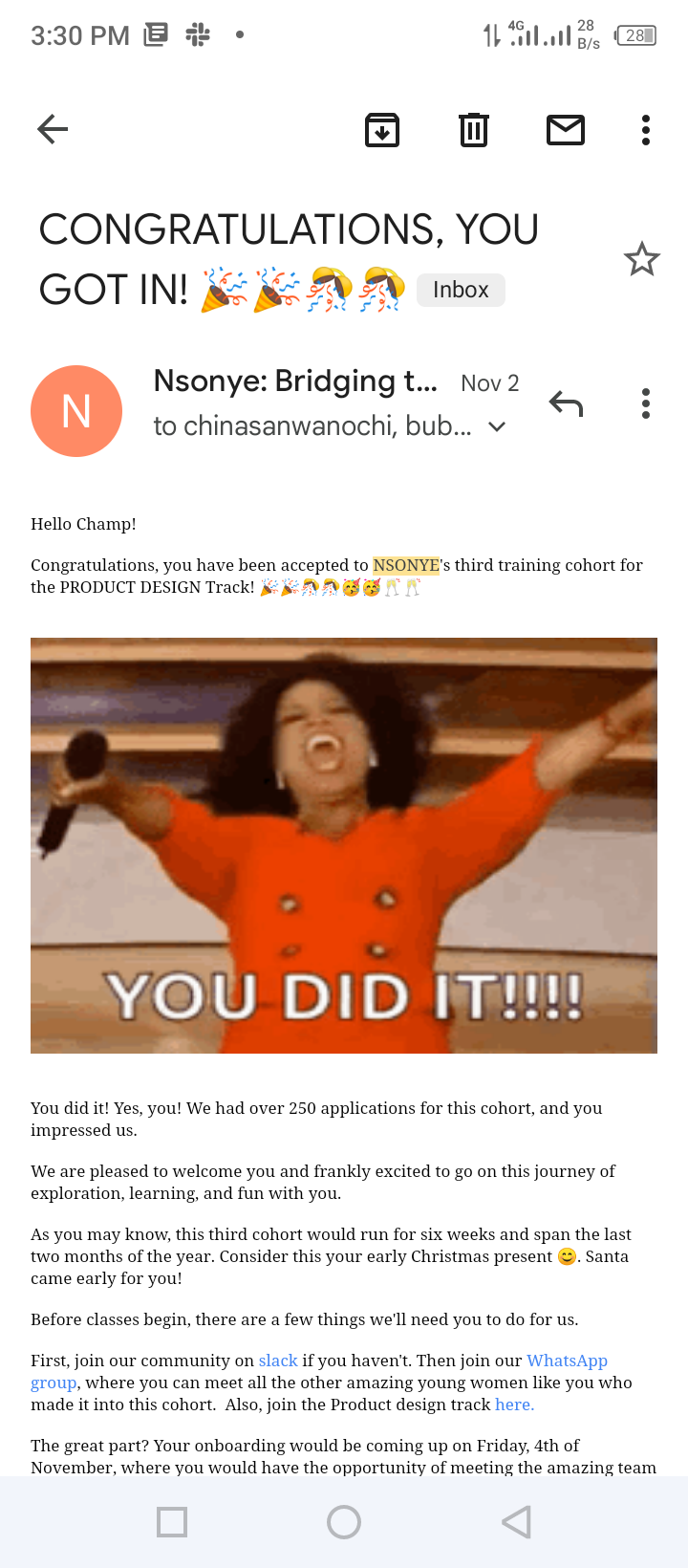 My Experience at Nsonye Project.. Being trained as a product Designer ...
