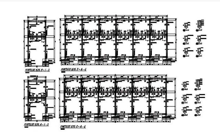 Drawing of footing foundation with detail dimension in AutoCAD | by ...