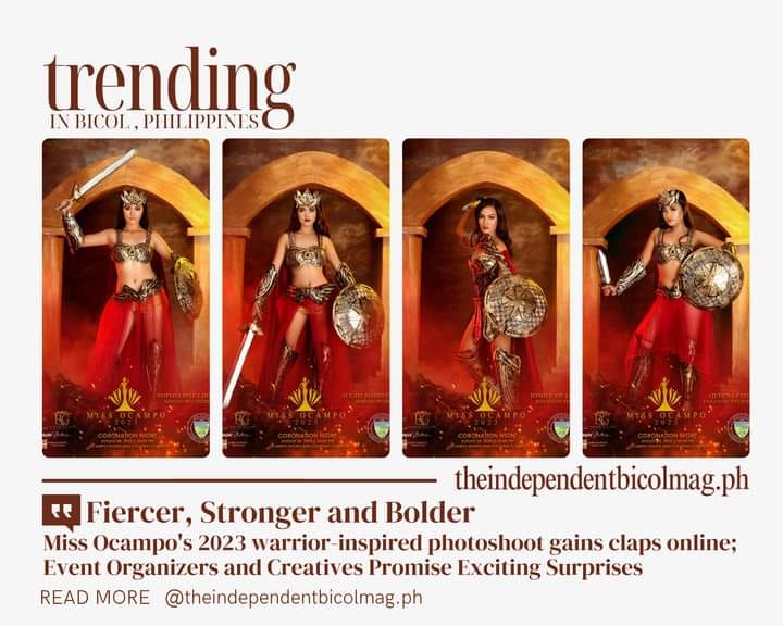 Miss Ocampo’s 2023 Warrior-inspired Photoshoot Gains Clap Online | by ...