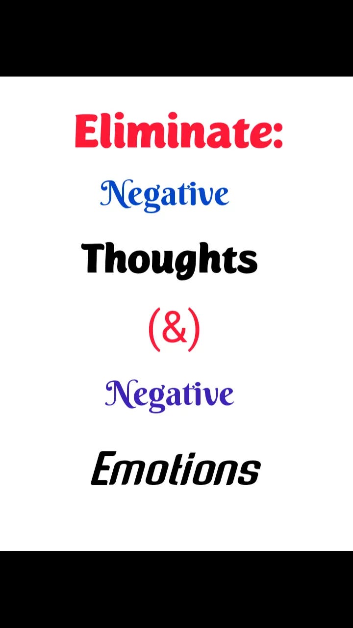 Eliminate Negative Thoughts and Negative Emotions. | by Tommy Tran | Medium