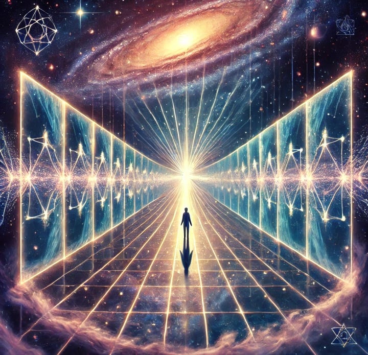 The Quantum Mirror Every act of love echoes across timelines. | by ...