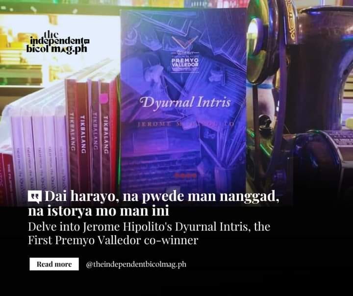 Delve into Jerome Hipolito’s Dyurnal Intris, the First Premyo Valledor ...