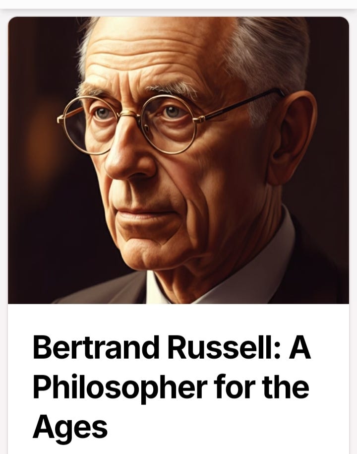 Thought for Sunday:The Materialist Philosophy of Death: Bertrand ...