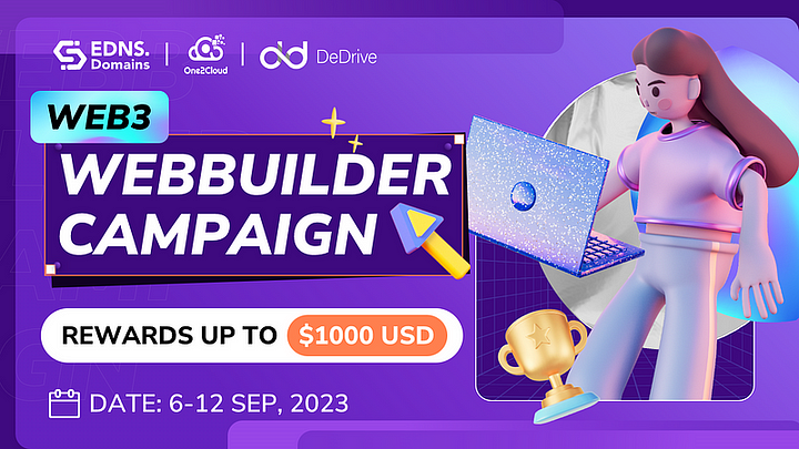 Web Builder Campaign — Make una Showcase Your Creativity with DeDrive ...