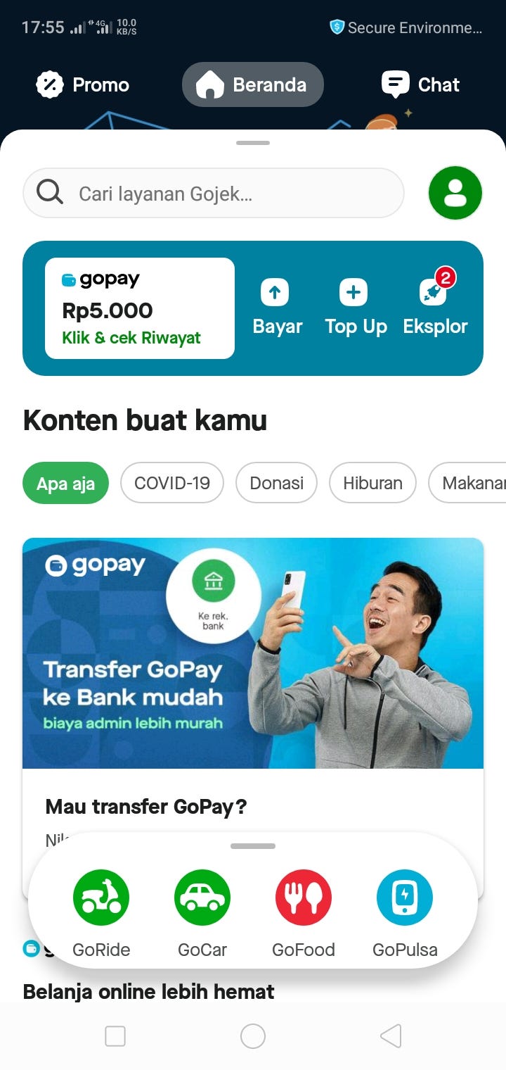 UX writing itu apa sih?. Contoh pada aplikasi goje*. Bisa liat… | by ...