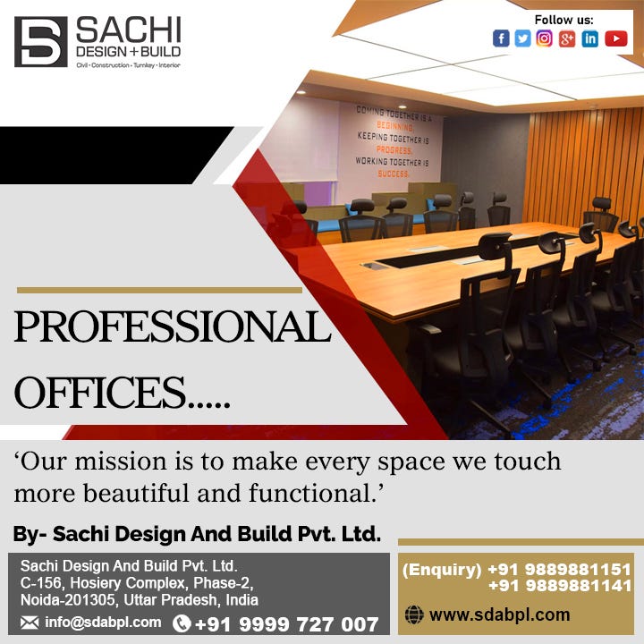 Professional Offices - Sachi Design And Build Pvt Ltd - Medium