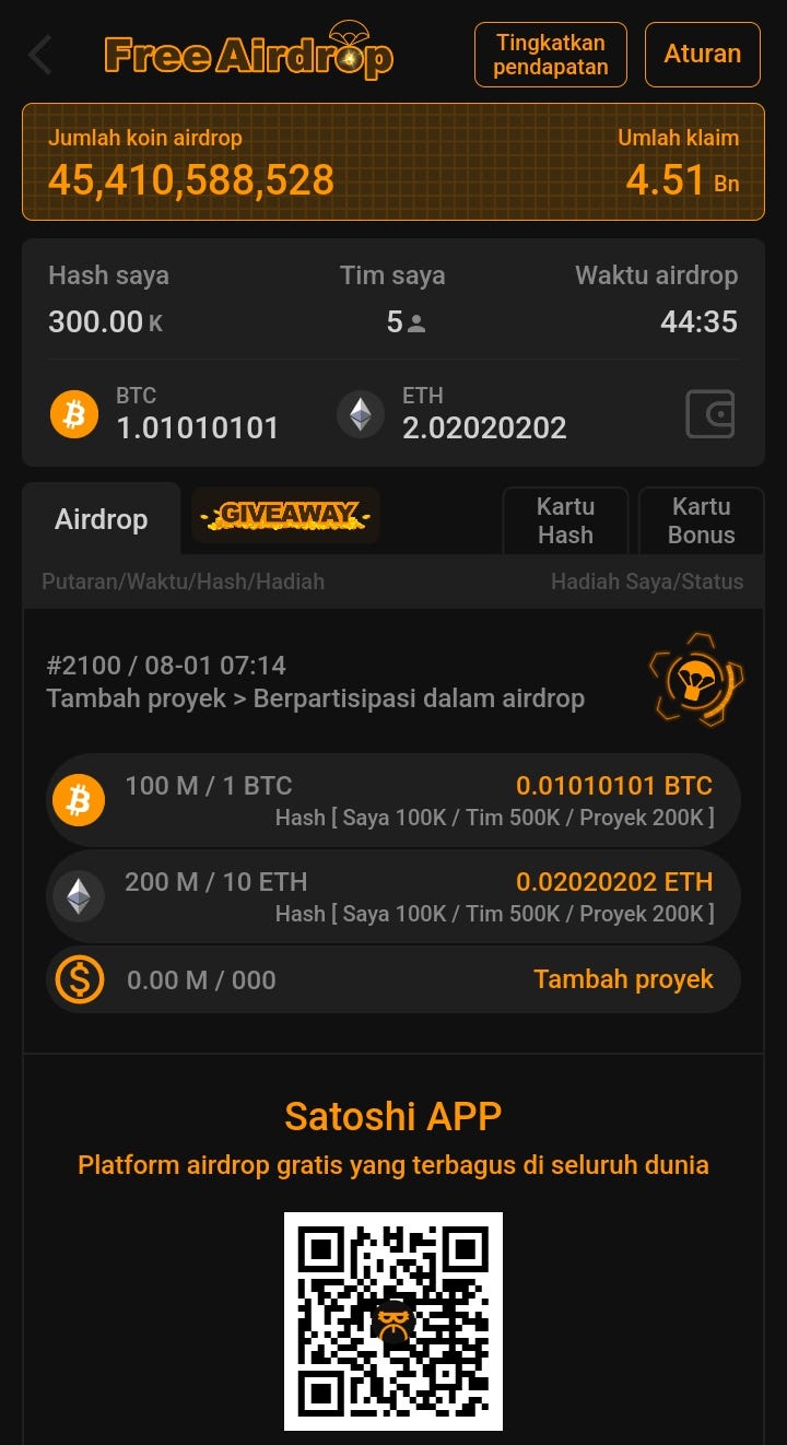 Free mining App 🔹Install App here https://bit.ly/3qbBxxW 🔹Register with email 🔹Claim hash 🔹Add ...