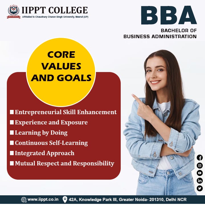 At IIPPT College , our BBA program is built on a foundation of ...