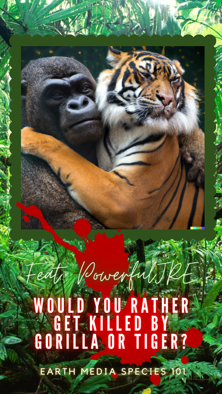 Would You Rather Get Killed by Gorilla or Tiger By Joe Rogan | by ...