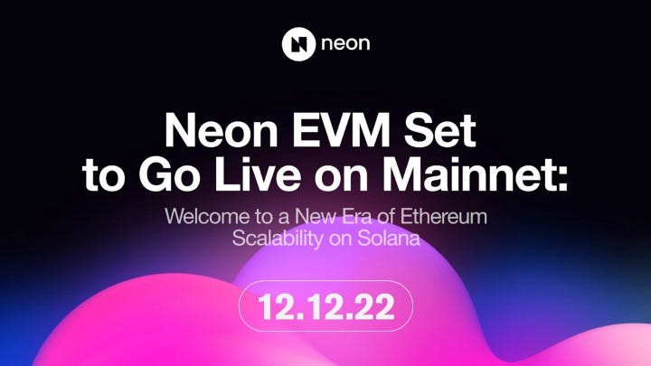 La Mainnet de Neon EVM está lista: bienvenidos a la nueva era de la ...