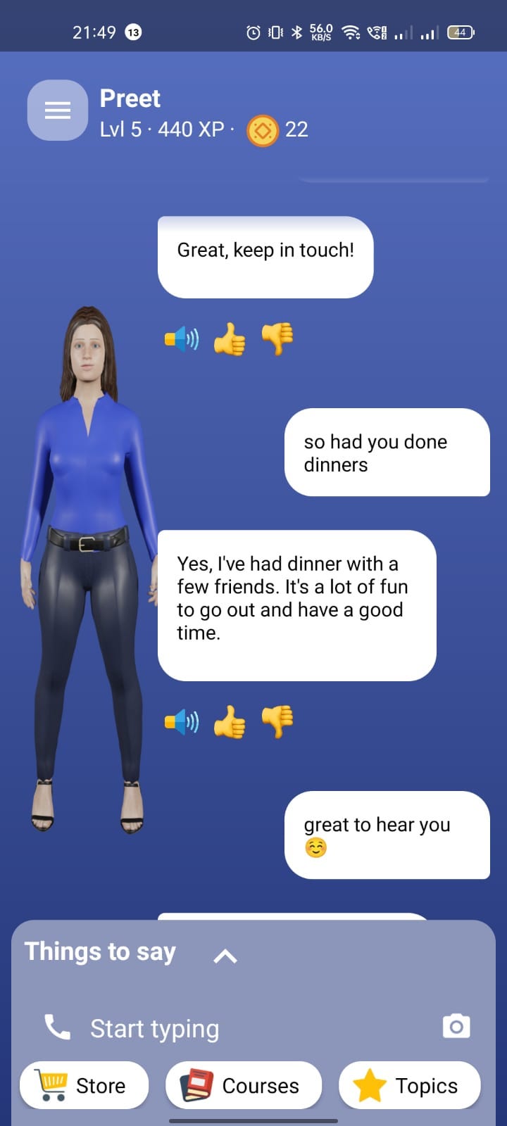 I had a chatbot built with ai a natural language processing tool. I ...